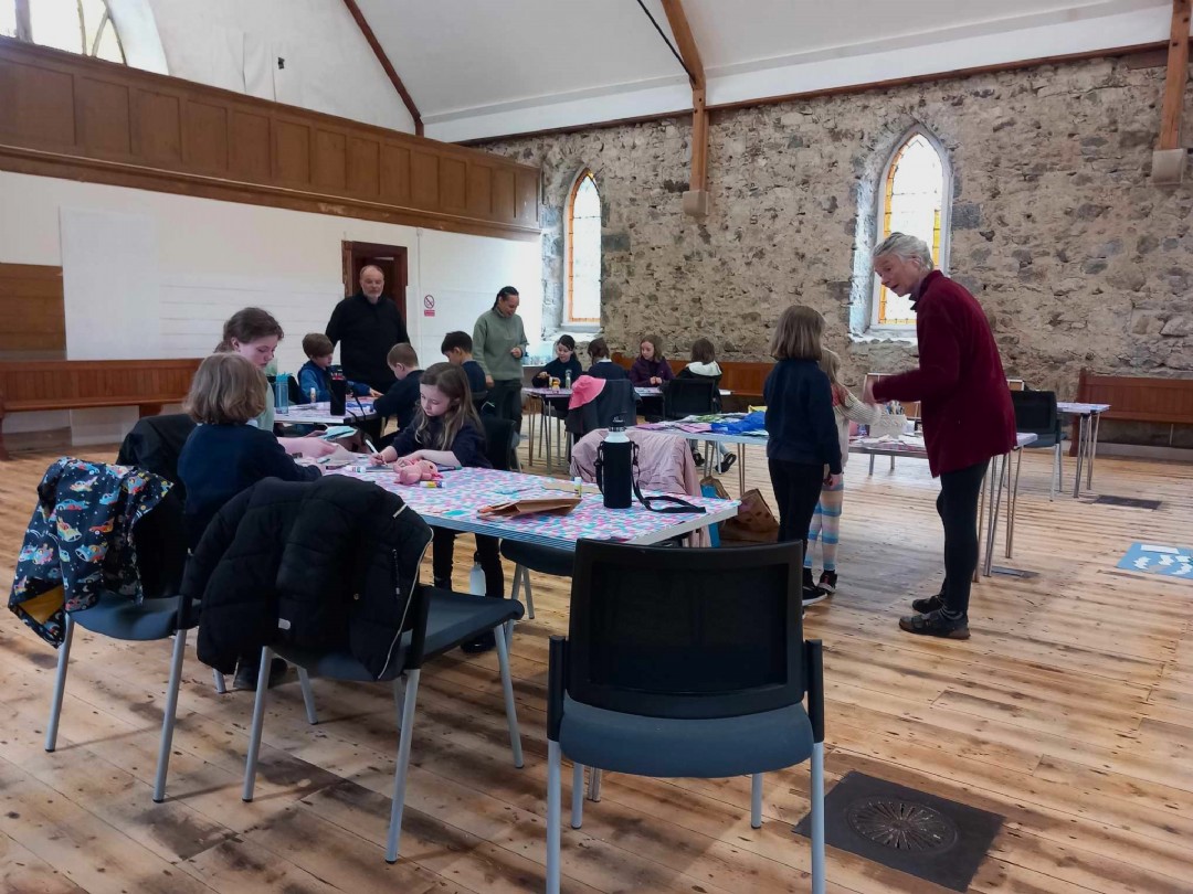 Last of the stained glass window workshops takes place at Errogie ...