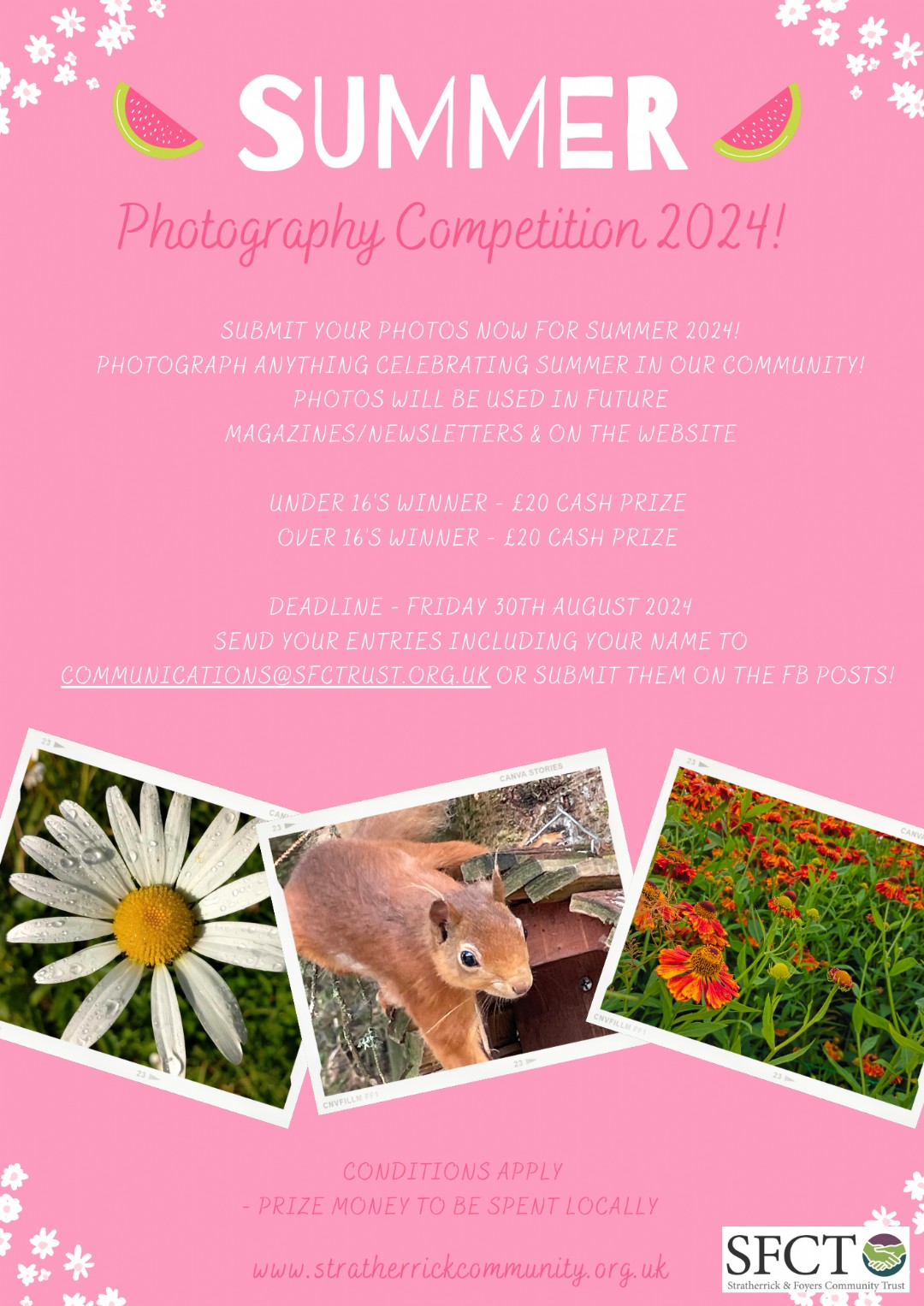 SPRING PHOTOGRAPHY COMPETITION! | 02 July 2024 | Stratherrick & Foyers ...