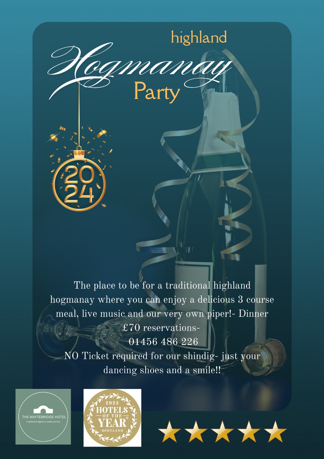 Hogmanay Party | 31 December 2024 | Stratherrick & Foyers Community Trust