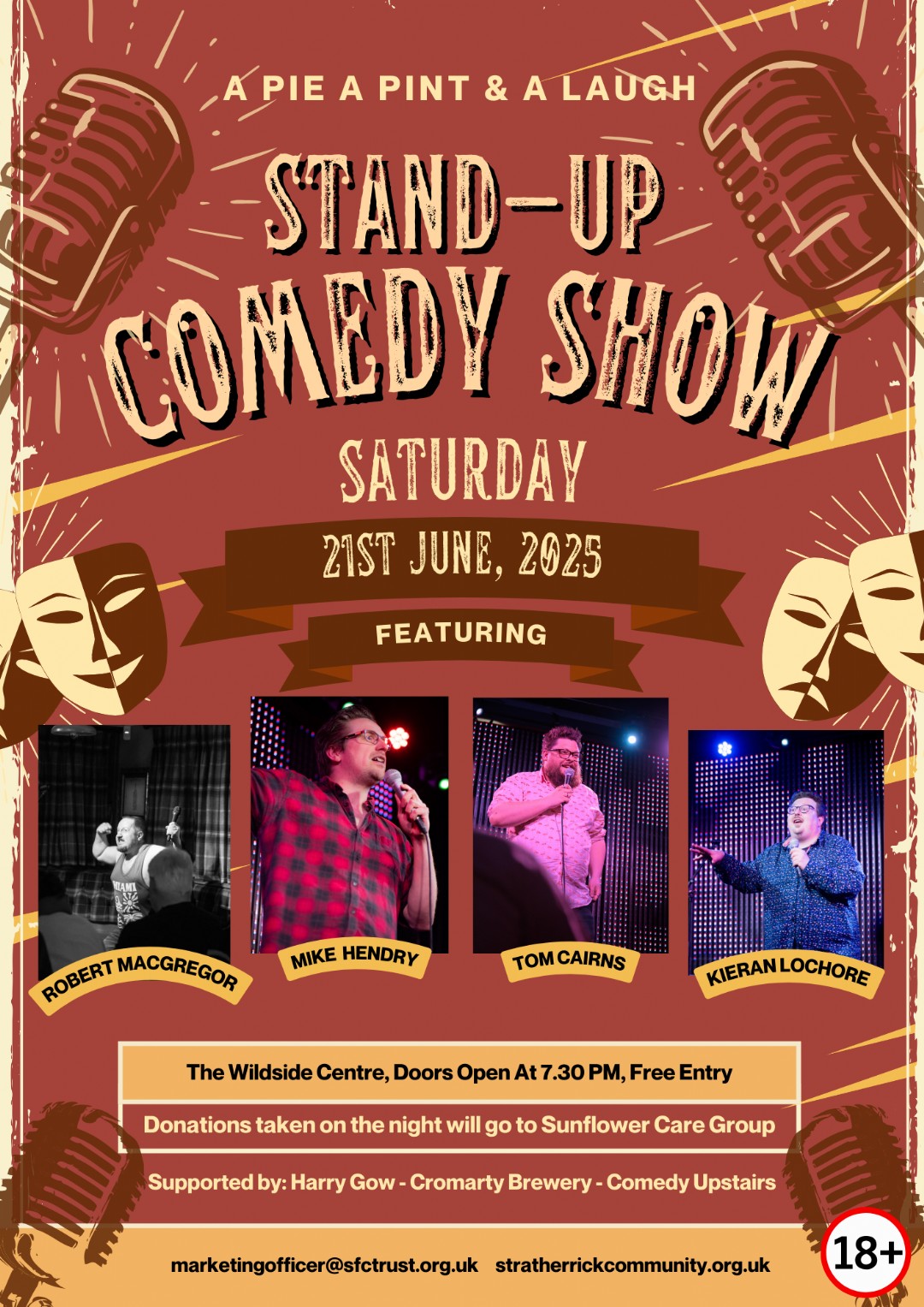 🗓 A Pie A Pint & A Laugh - Comedy Evening - 21st June 🗓 | 22 May 2025 ...