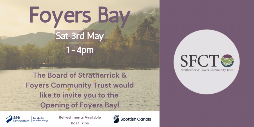 Event Reminder - Foyers Bay Opening | 01 May 2025 | Stratherrick ...