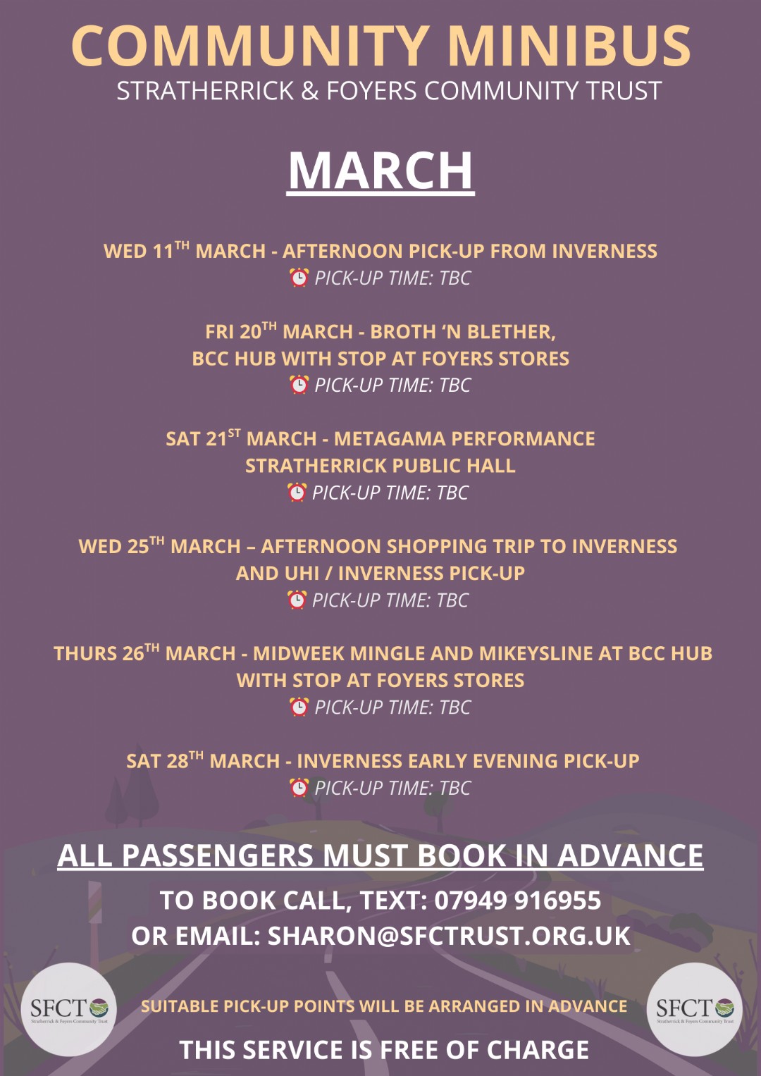 🚐 Community Minibus Trips Are Back This March! 🎉 | 10 March 2026 ...