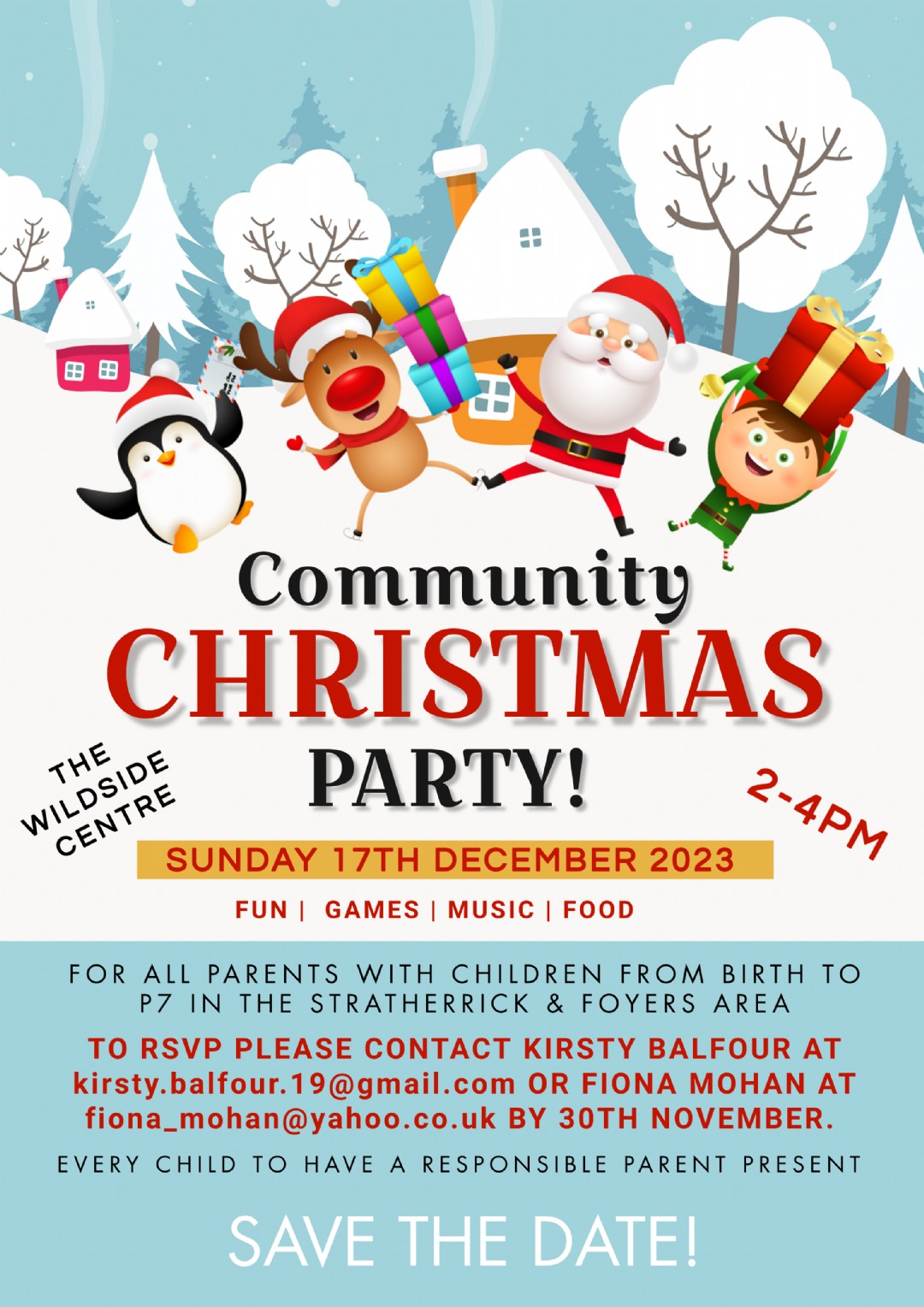 Kids Community Party | 17 December 2023 | Stratherrick & Foyers ...